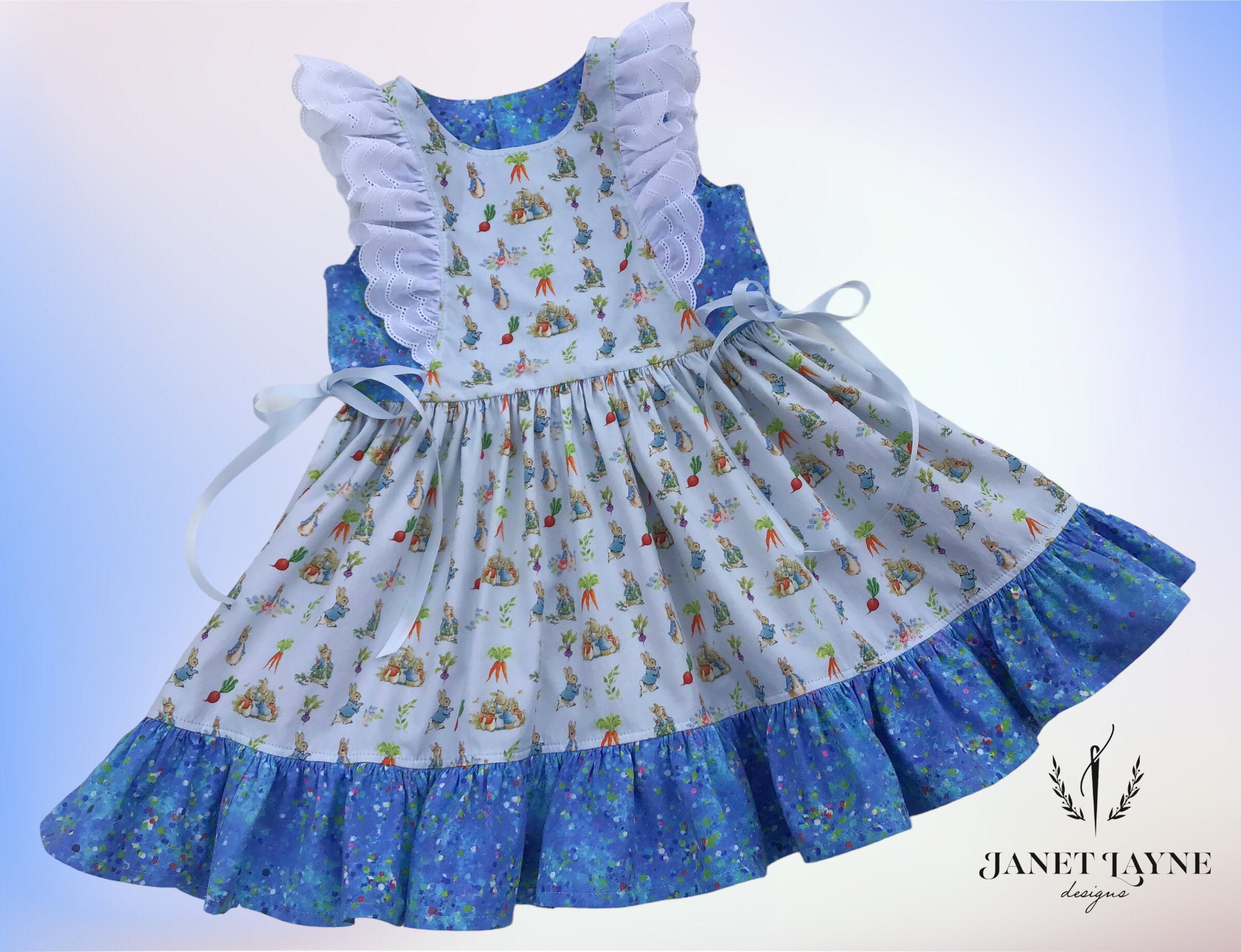 Peter Rabbit Dress Peter Rabbit Party Dress Flopsy, Mopsy, Cottontail ...