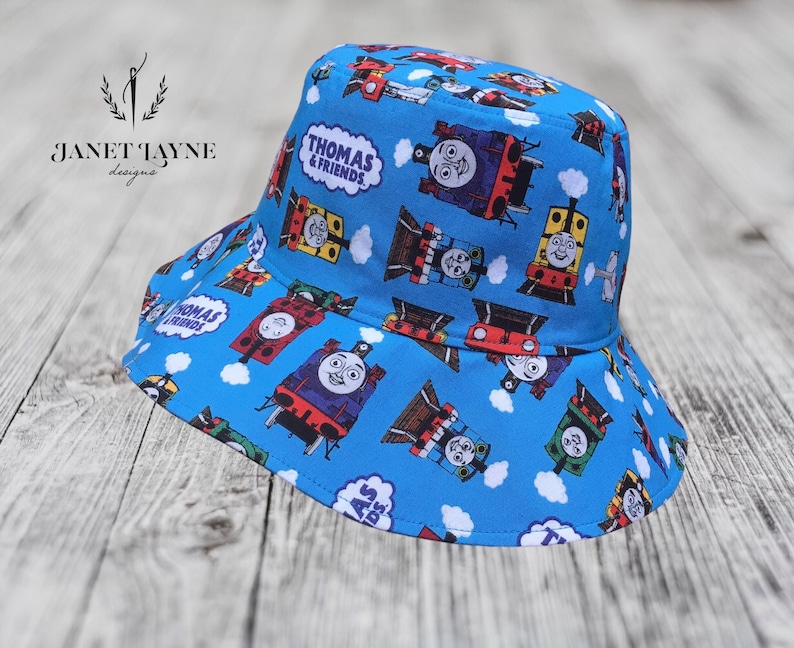 Thomas the Tank Bucket Hat - Thomas the Train Hat - Train Bucket Hat ...
