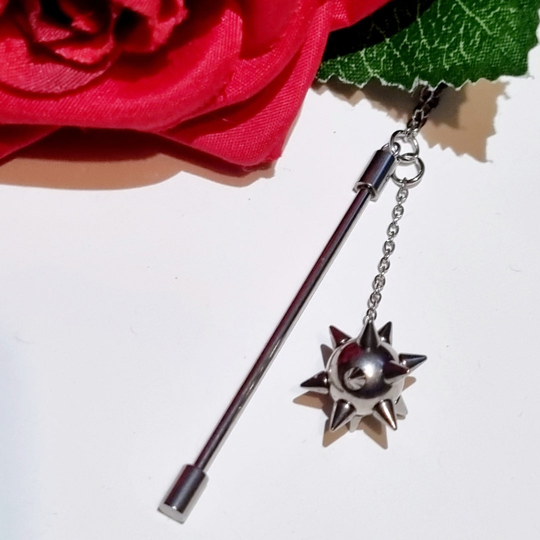 Morning Star Necklace - Ball and Chain - Wedding Gift - Unisex ...