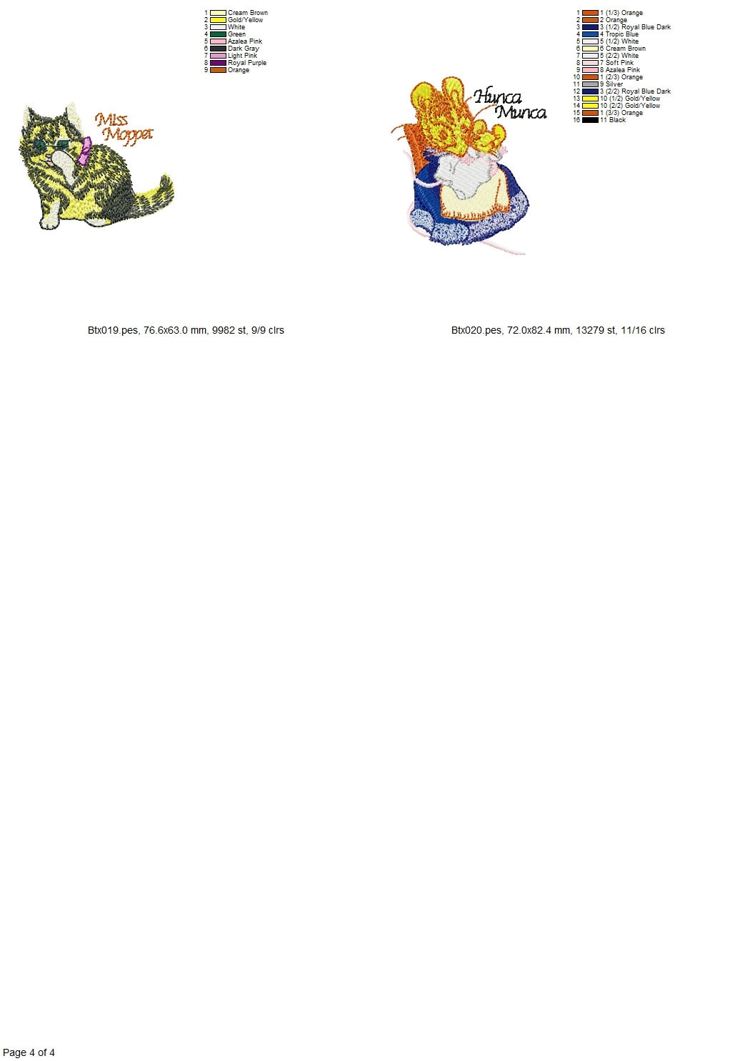 Beatrix Potter Machine Embroidery, 20 Designs, Peter Rabbit, Storybook ...