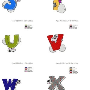 Diddl Mouse Alphabet Machine Embroidery, 26 Designs, Diddlina, Children ...