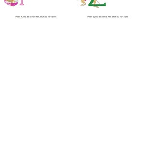 Peter Rabbit Cross Stitch Alphabet Machine Embroidery, 26 Designs ...