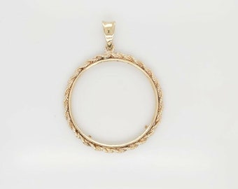 Rope Bezel Pendant - Etsy