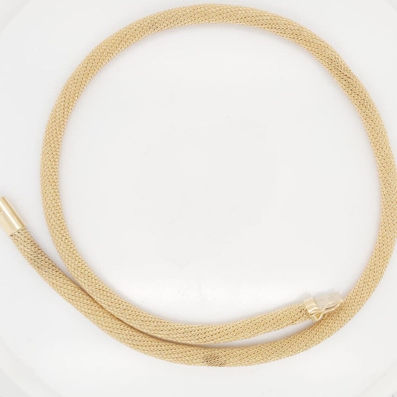 Wire Mesh Necklace - Etsy