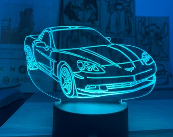 Corvette Lamp | Etsy