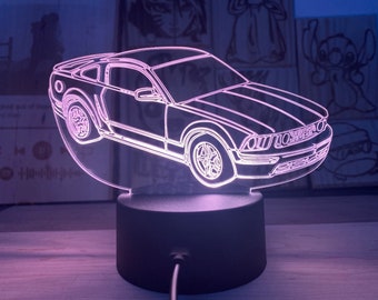 Mustang Lamp | Etsy