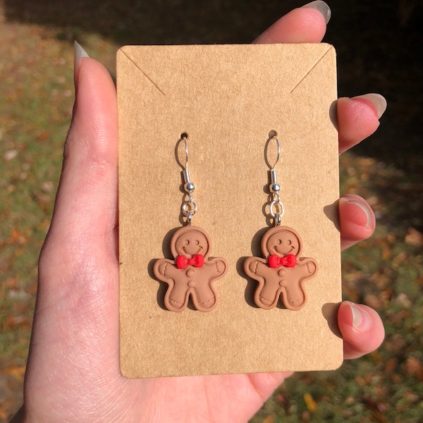 Gingerbread Earrings - Etsy