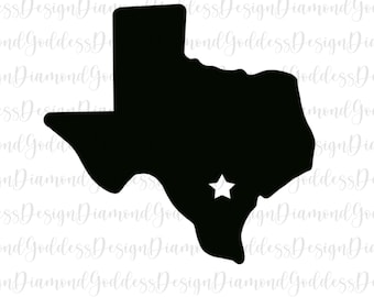Texas Star Dxf | Etsy