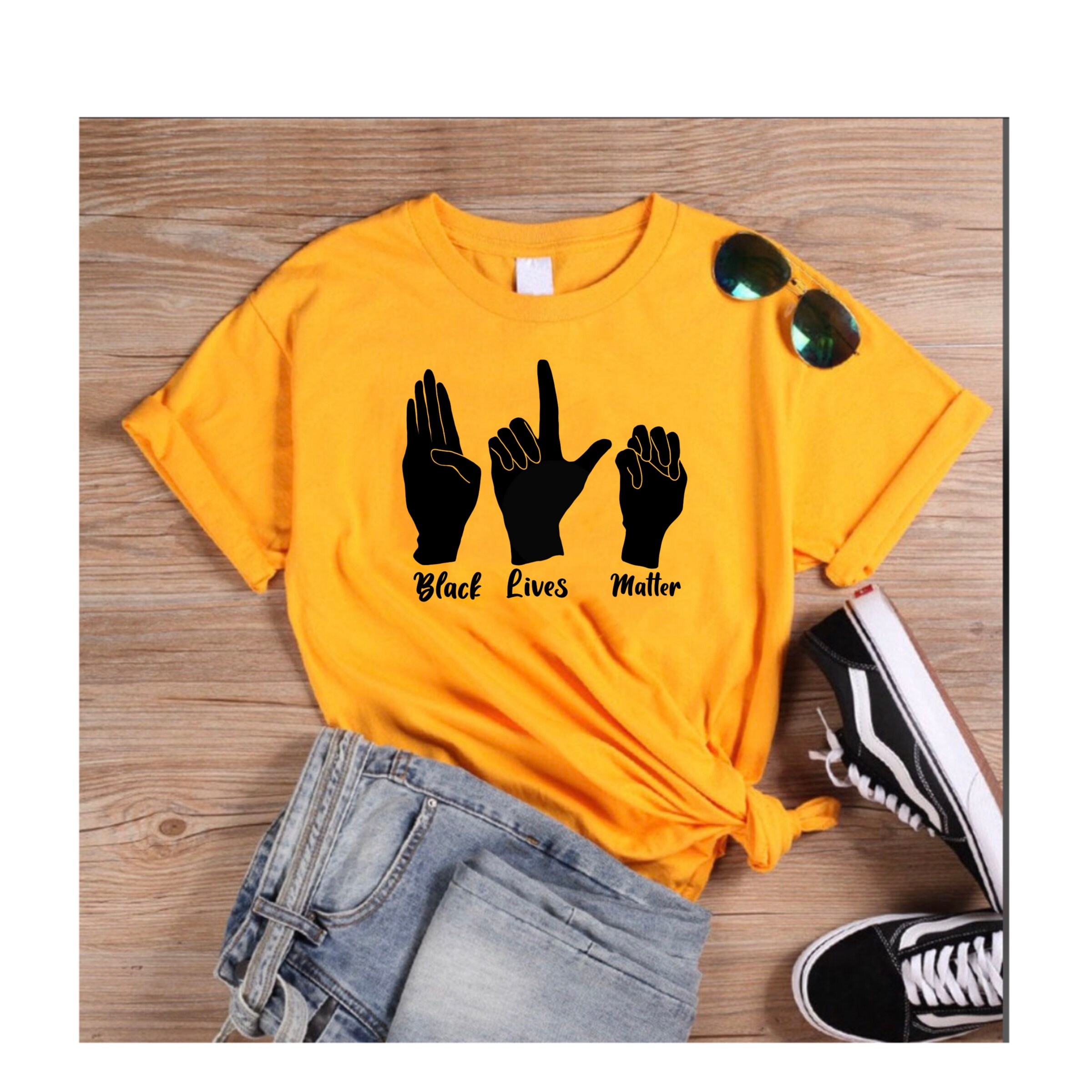 Black Lives Matter Sign Language Svg, PNG, BLM Svg, PNG- Svg Files for ...