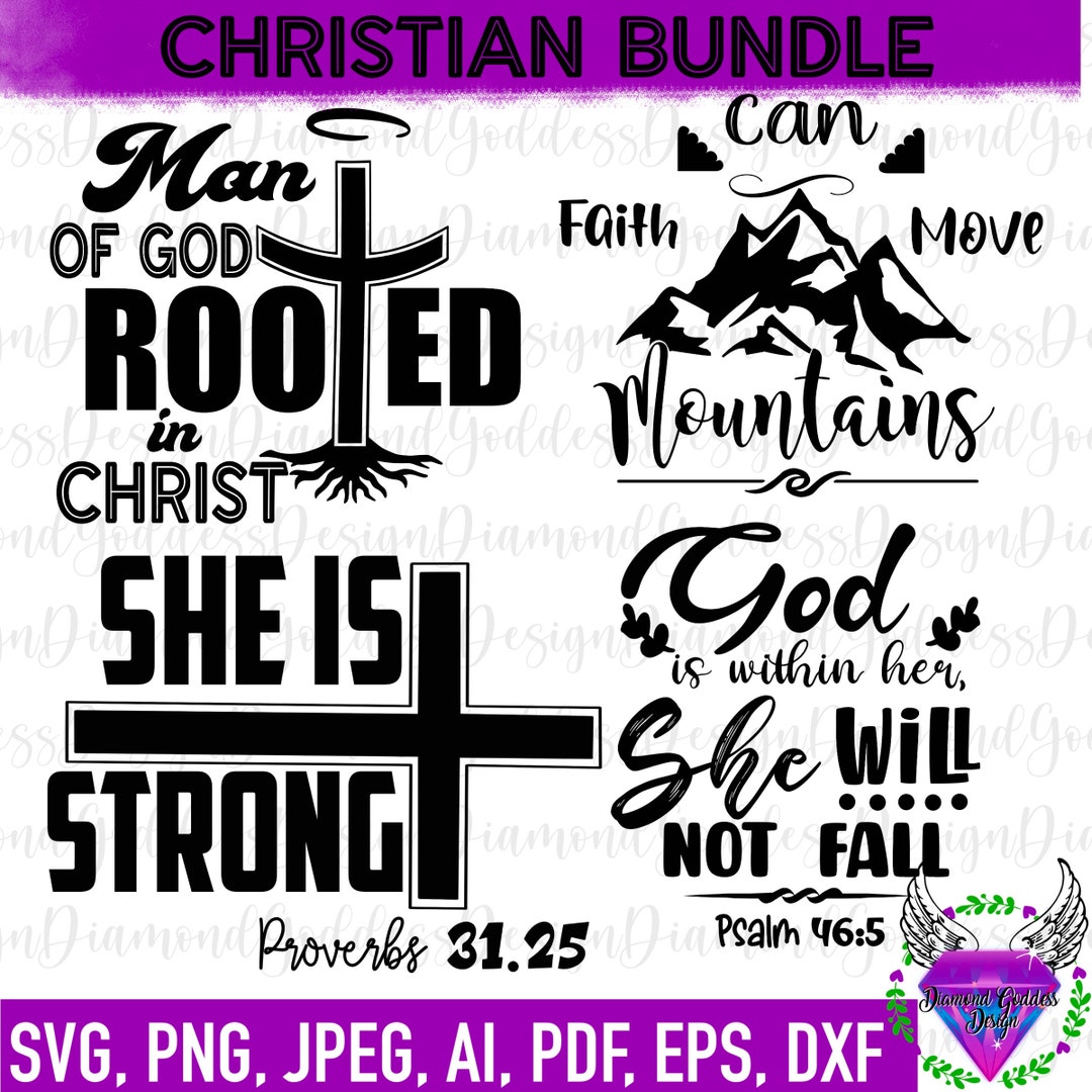 Christ Bundle Svg, God Svg, Scripture Bundle, Instant Download, Bible ...