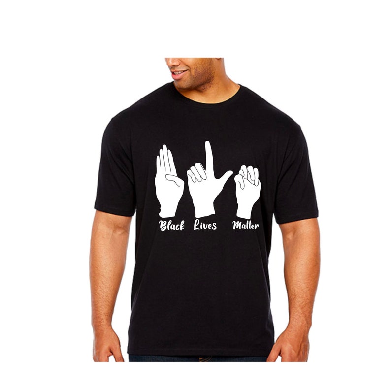 Black Lives Matter Sign Language Svg, PNG, BLM Svg, PNG- Svg Files for ...