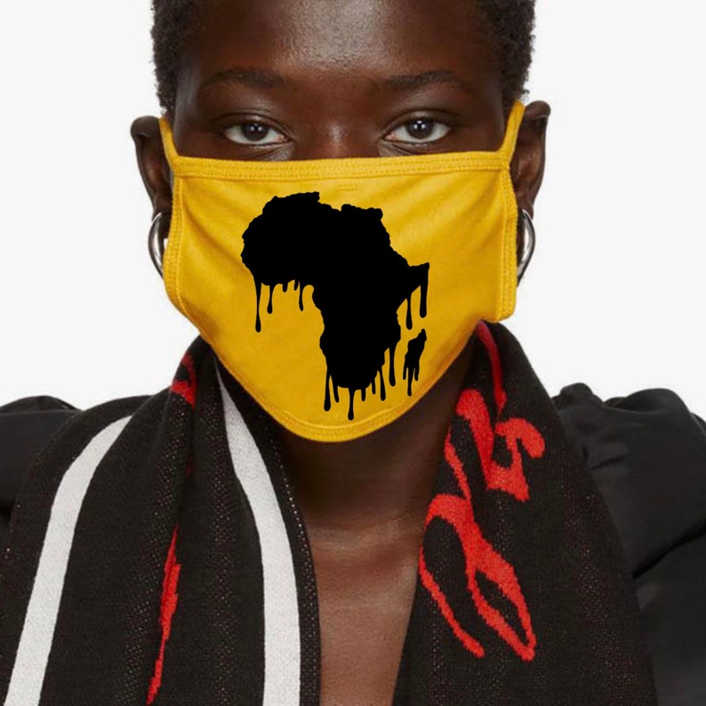 Africa Drip Svg African Silhouette Cutting File Black | Etsy