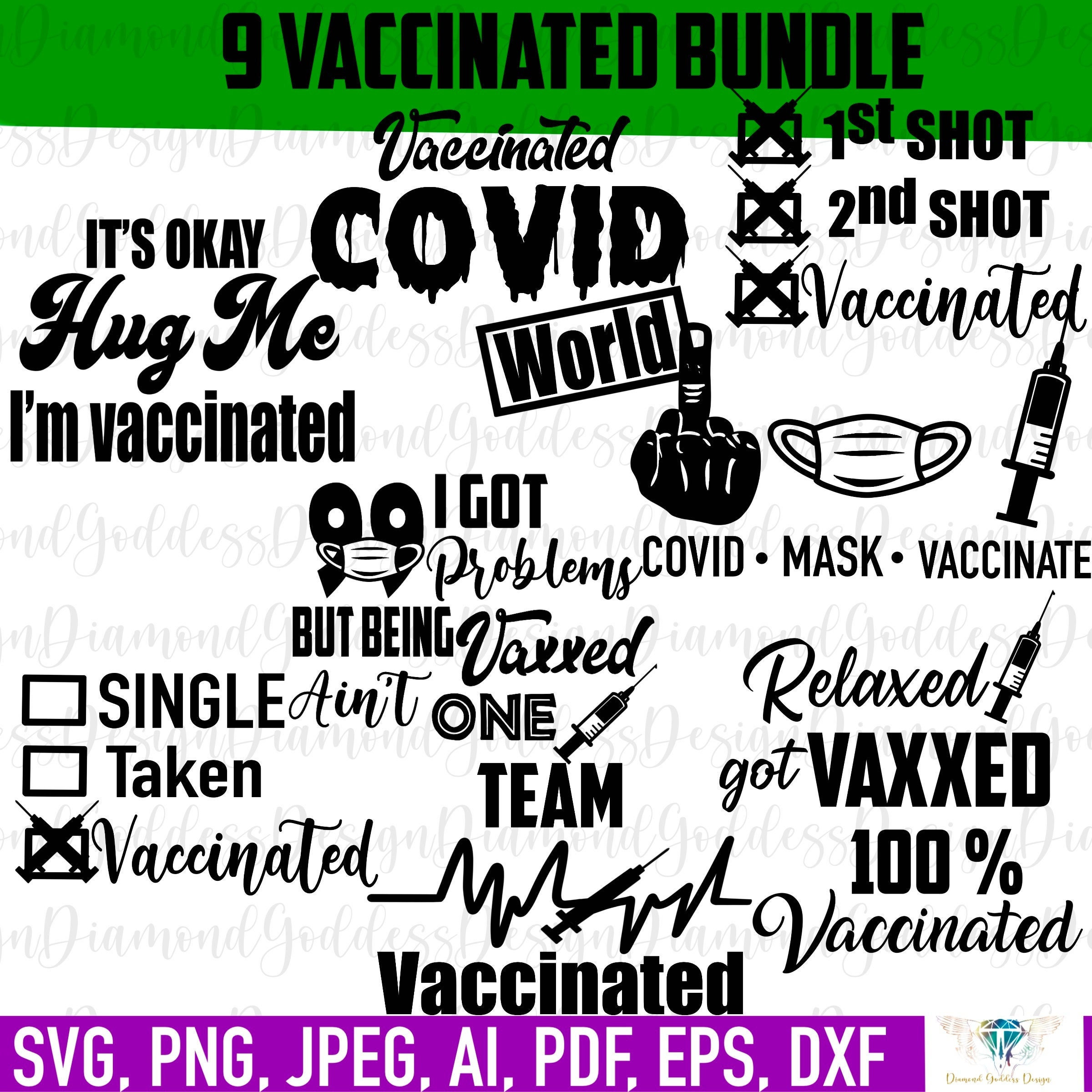 Vaccination Bundle Svg Vaccine Svg Vaccination Svg I Got My - Etsy