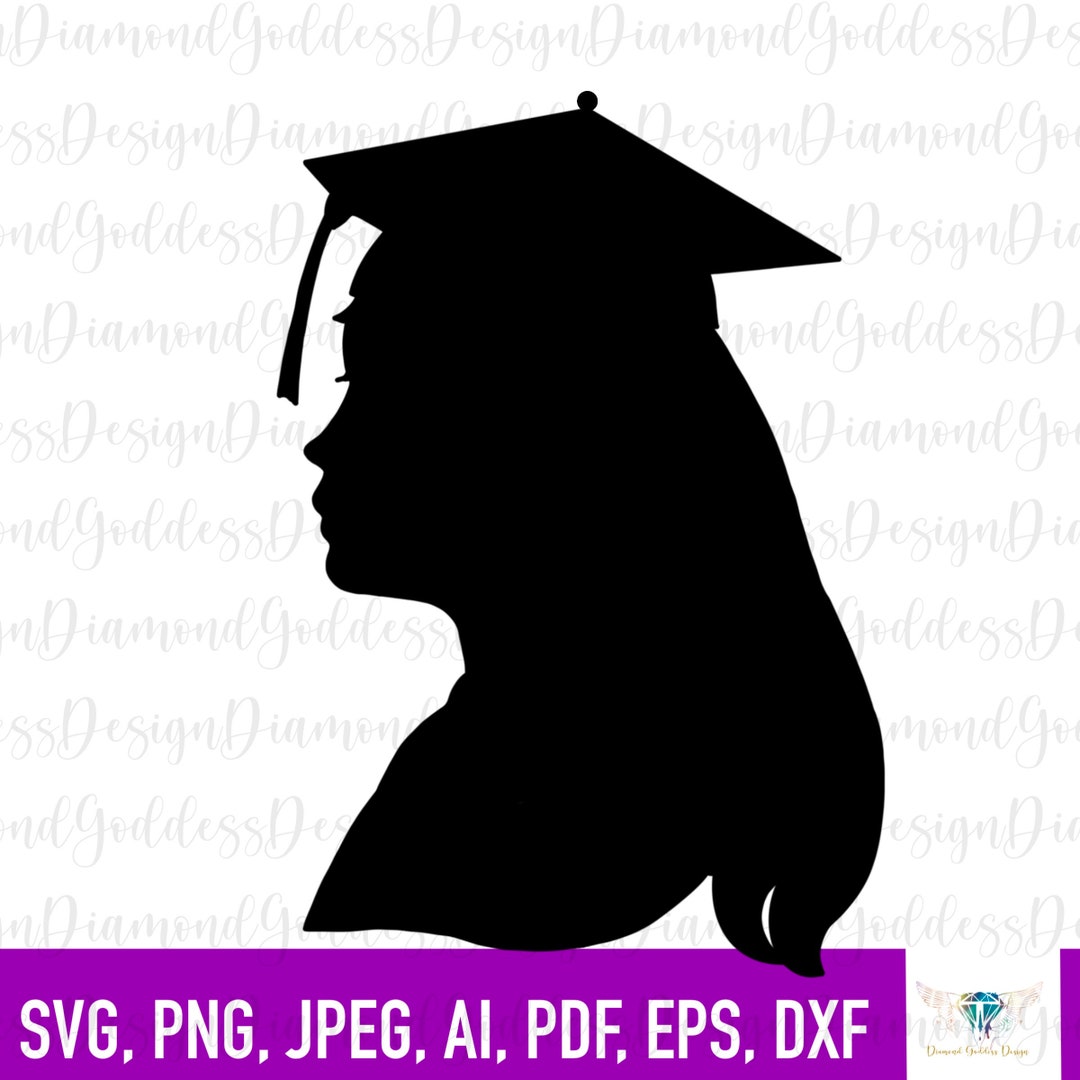 Girl Silhouette SVG, Graduation, Fall Class Svg, Senior, Senior Year ...