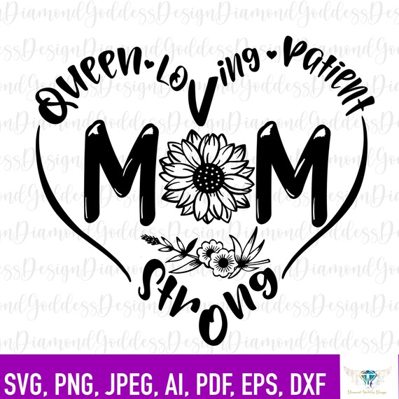 Mom SVG PNG DXF Eps Jpg File Gifts for Mom Mothers Day Svg - Etsy