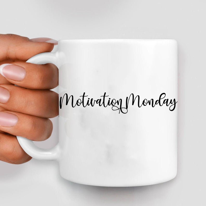 Motivation Monday SVG Circut File-days of the Week-monday - Etsy