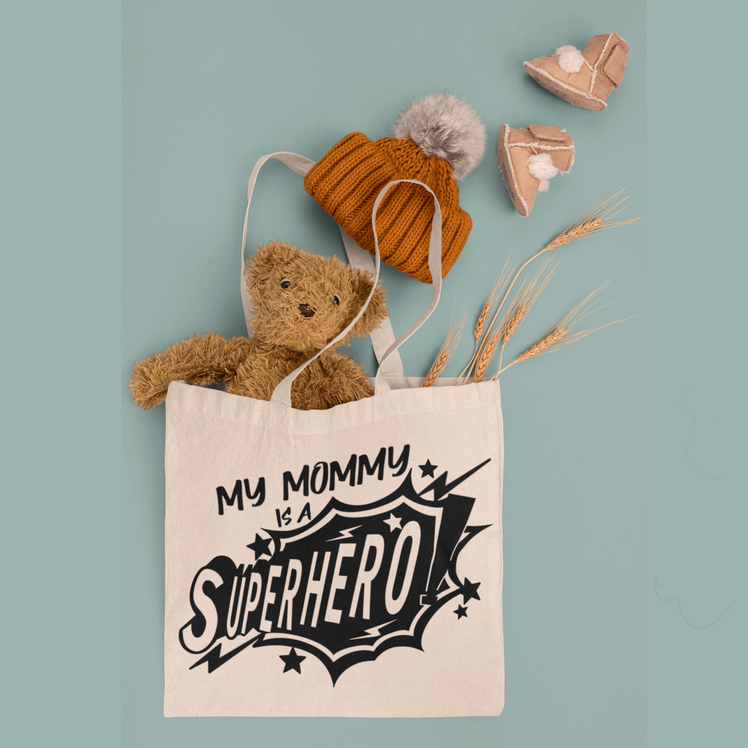 My Mommy is a Superhero Svg Mom Life Mothers Day Gift for - Etsy