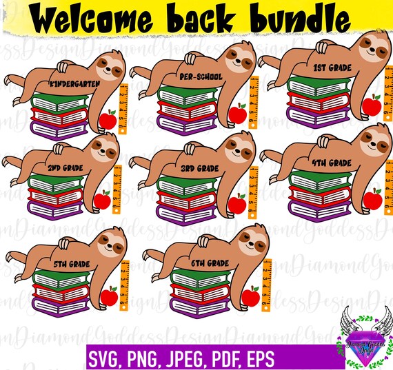 Welcome Back Bundle Svg Back to School Svg Teacher Quote - Etsy