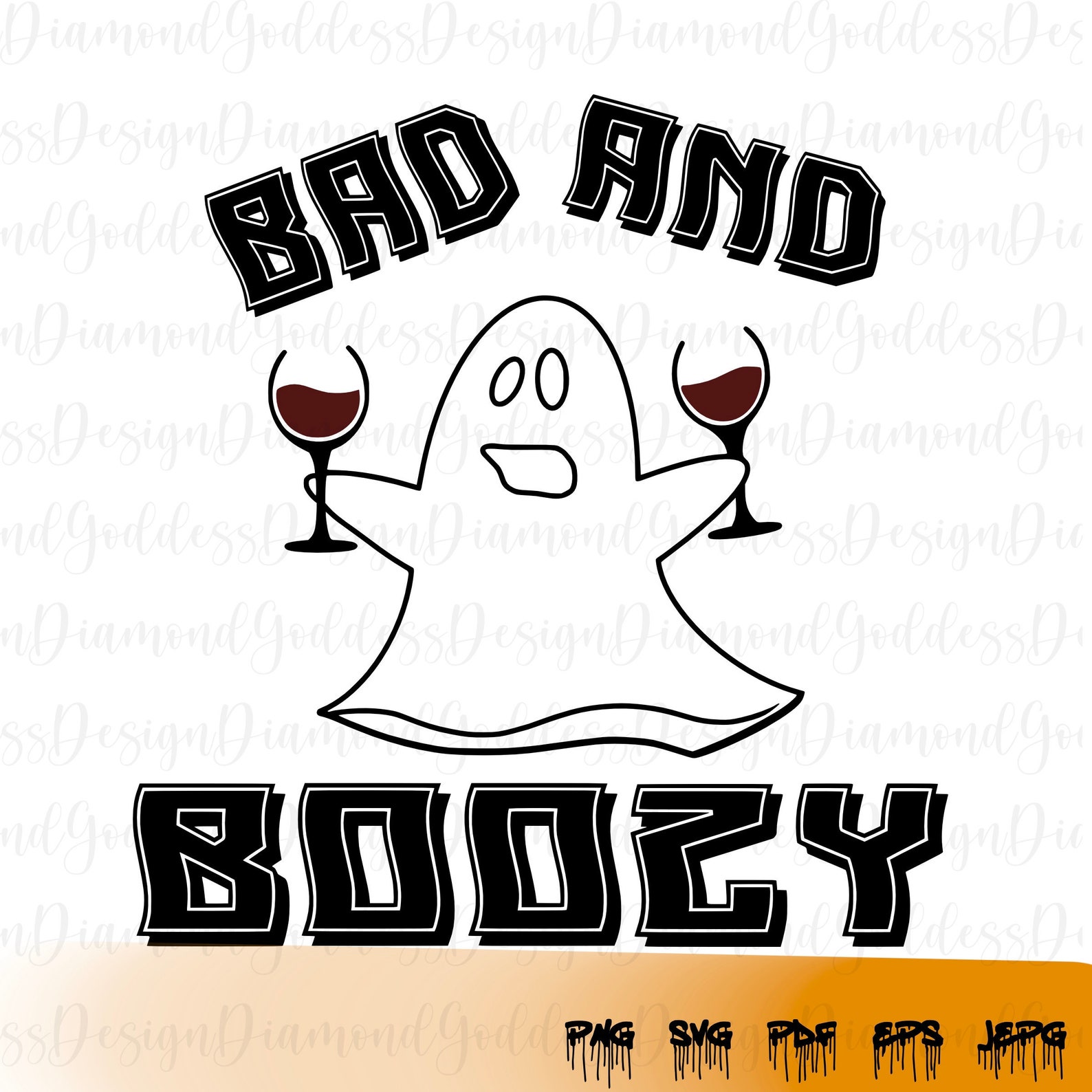 Boo and Bozzy SVG Ghost Svg Cute Ghost Svg Cool Ghost Svg | Etsy