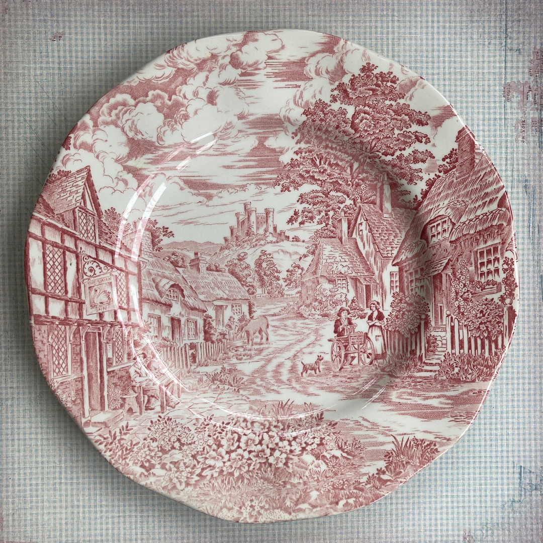 Wedgwood Old English Village Plate Dinner Display Decorative - Etsy