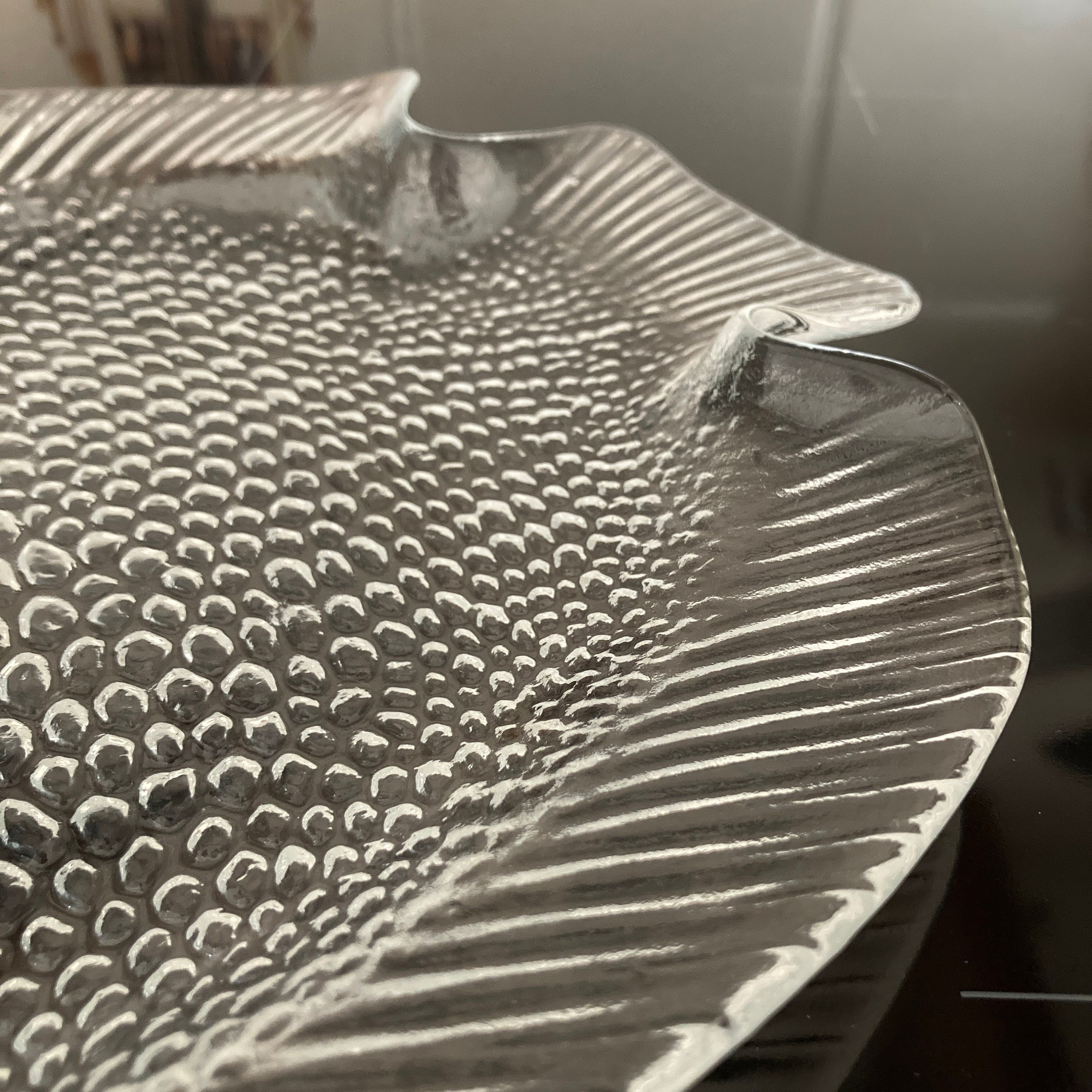 Arcoroc Glass Fish Plate Party Platter Angler Angling Fishing Fisherman ...