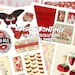 Red Vintage Ephemera | DIGITAL DOWNLOAD | Junk Journal | Journaling ...