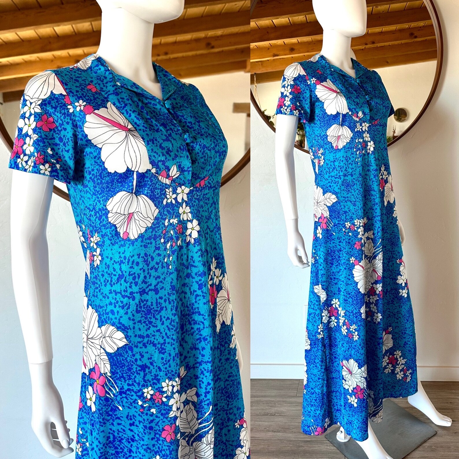 Vintage 60's 70's Ja Ja Fashions Hawaii Flower Power Groovy Hawaiian ...