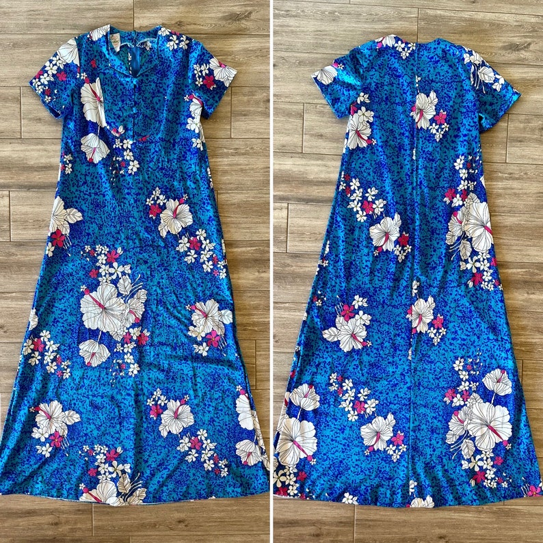 Vintage 60's 70's Ja Ja Fashions Hawaii Flower Power Groovy Hawaiian ...