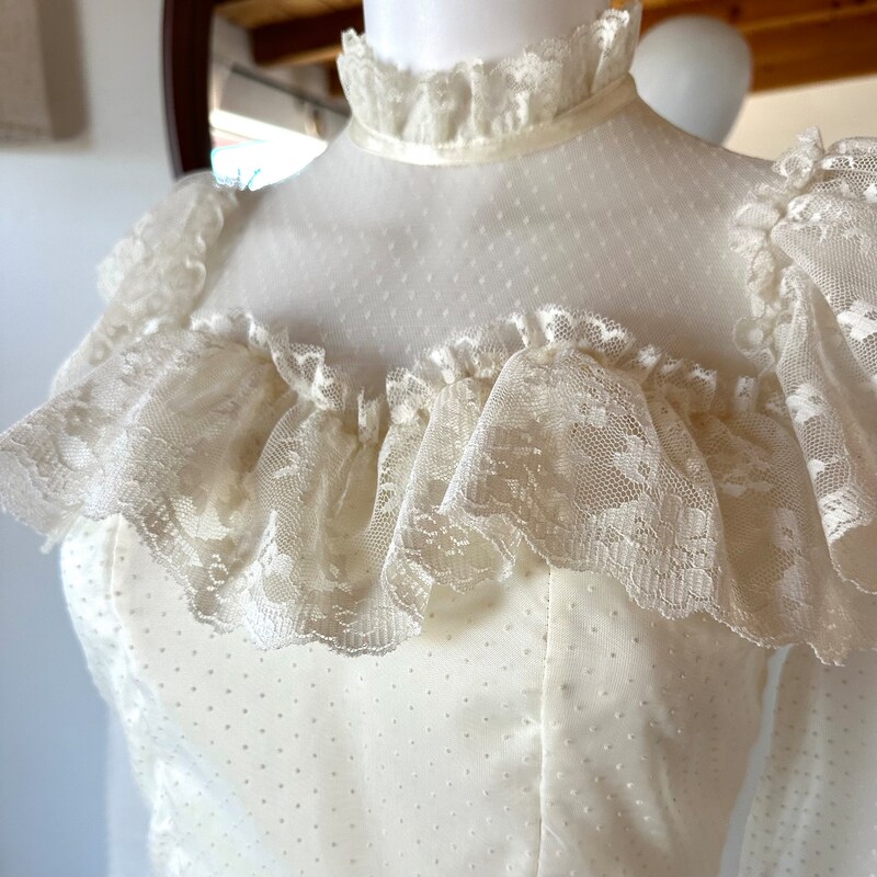Ivory Ruffle Dress - Etsy
