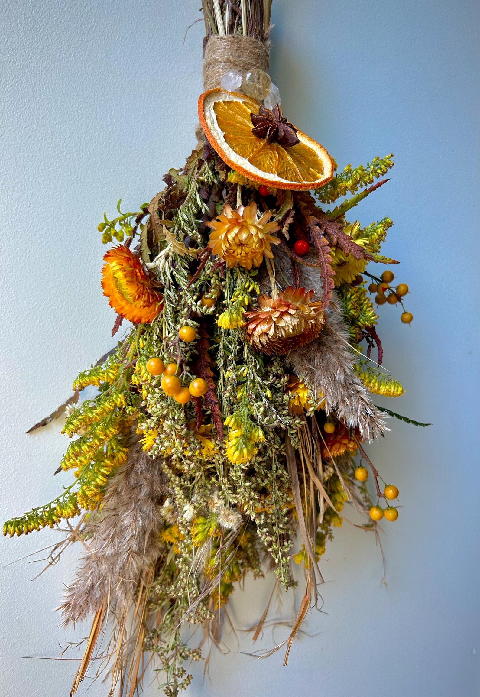 Handcrafted Witch's Besom - Custom Botanical Broom - Etsy