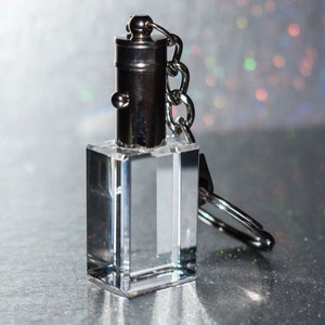 3D Photo Crystal Keyring Light Up - Etsy UK