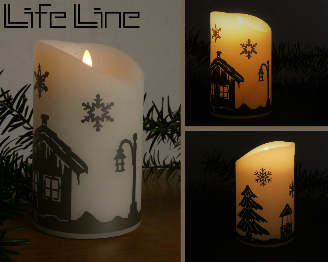 Plotterdatei WINTERDORF svg dxf | Etsy