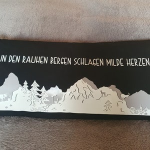 Plotterdatei IN DEN BERGEN svg + dxf - Etsy.de
