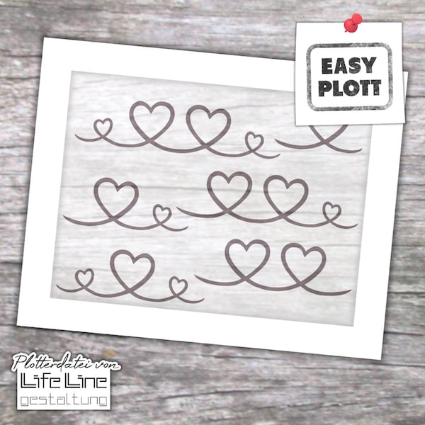 Herz plotterdatei - Etsy.de
