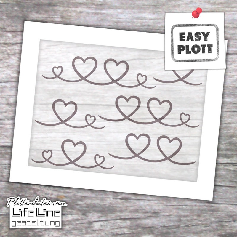 Plotterdatei herz - Etsy.de