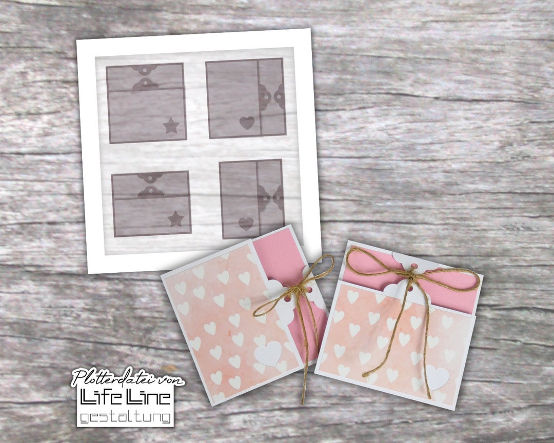 Plotterdatei MINI-KARTE svg + dxf - Etsy.de