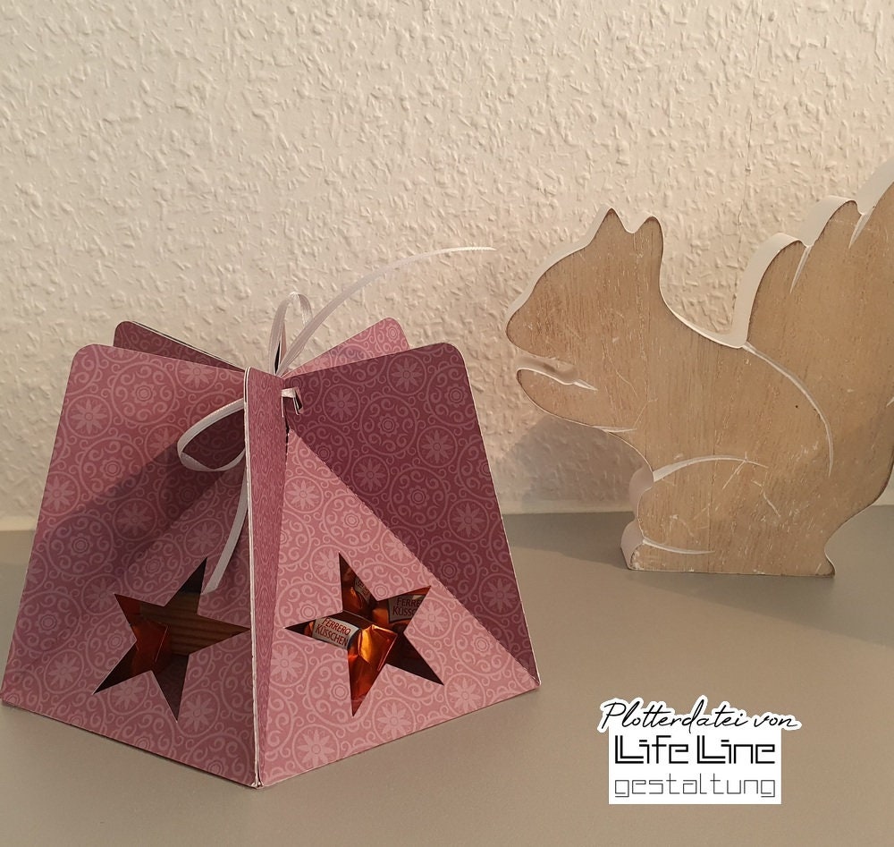 Plotter File BOX WITH RIBBON Svg Dxf - Etsy