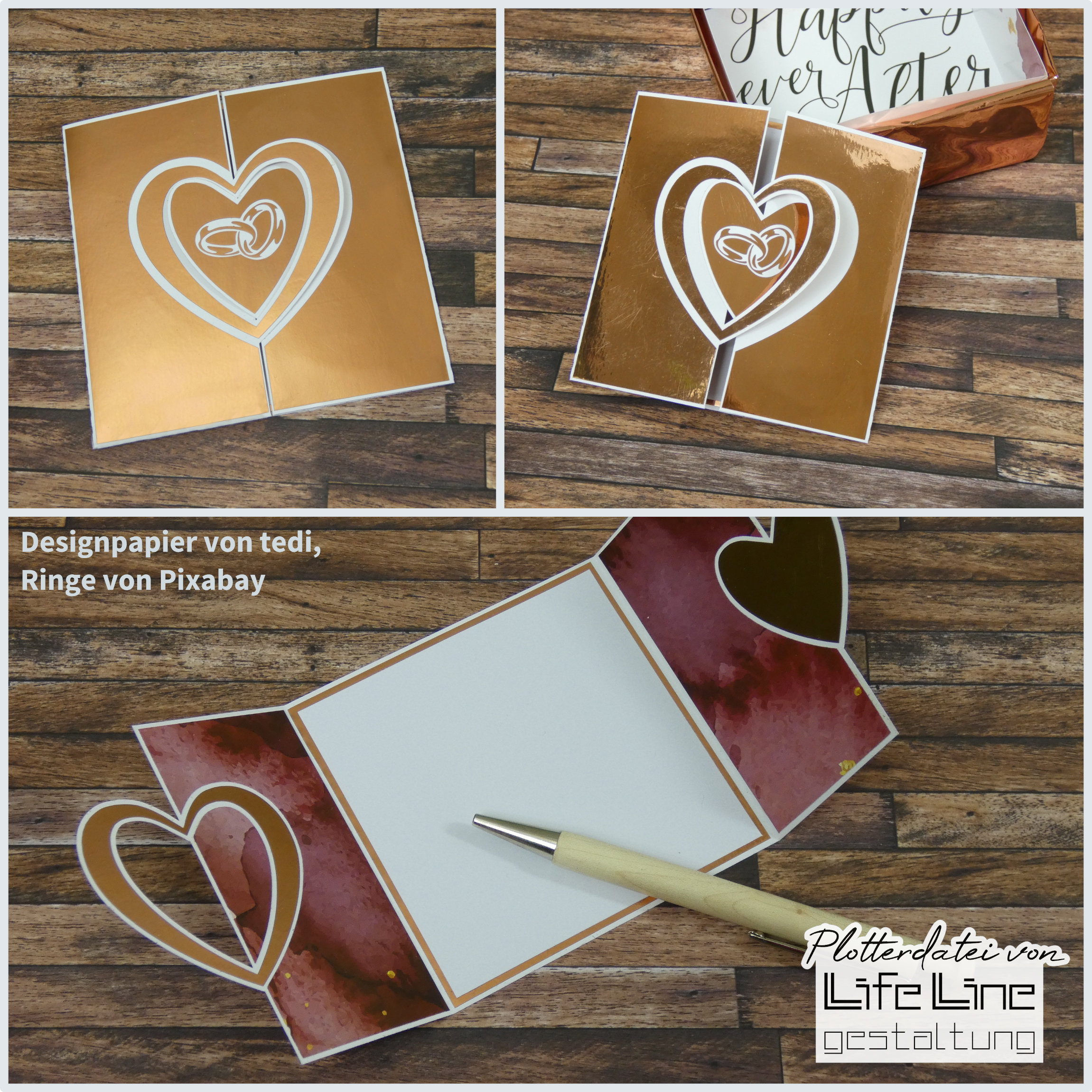 Plotterdatei KARTE MIT HERZ svg dxf - Etsy Schweiz