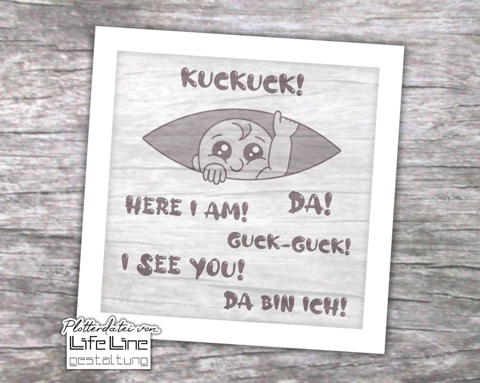 Plotterdatei KUCKUCK svg + dxf - Etsy.de