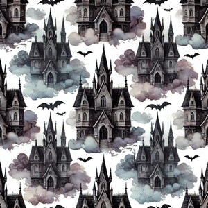Haunted House Digital Paper (35 Pieces) - Etsy