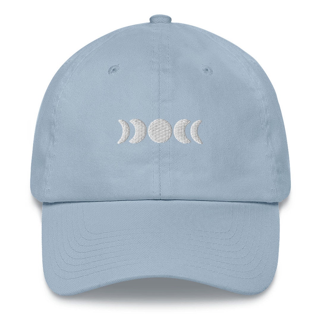 Moon Phases Baseball Hat Embroidered Hiking Climbing Adventure ...