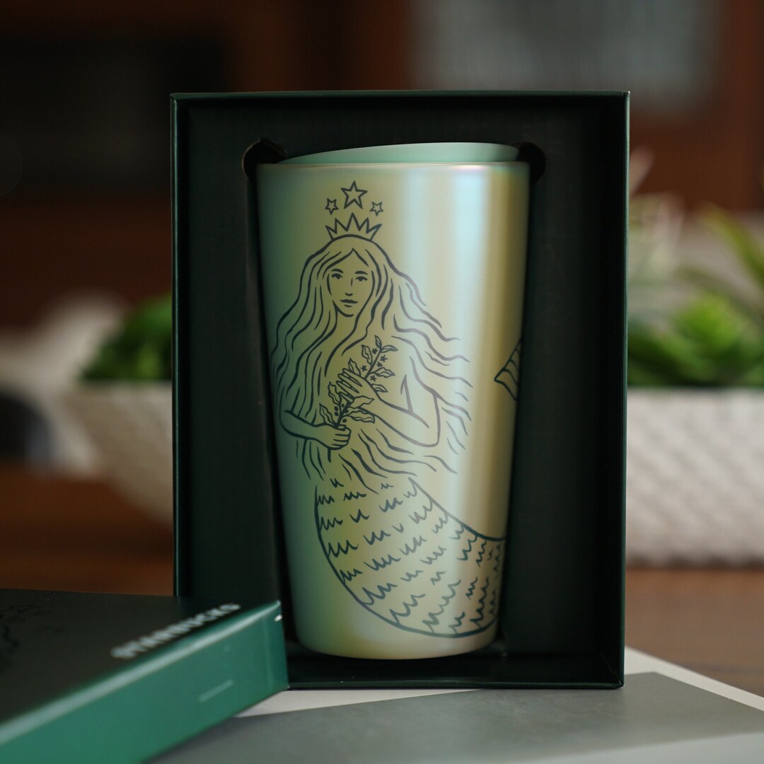 Starbucks 50th Anniversary Limited Edition Siren Double Wall Ceramic 16 ...