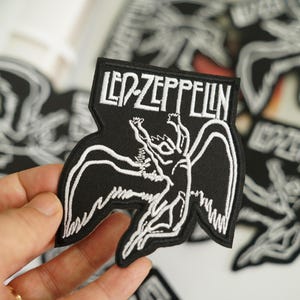 Led Zeppelin Embroidered Iron-on Patch - Etsy
