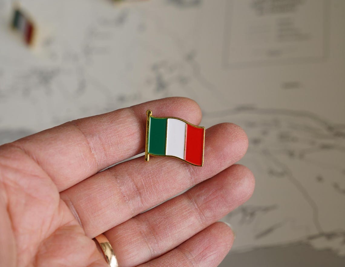Italy Flag Pin - Etsy