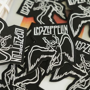 Led Zeppelin Embroidered Iron-on Patch - Etsy