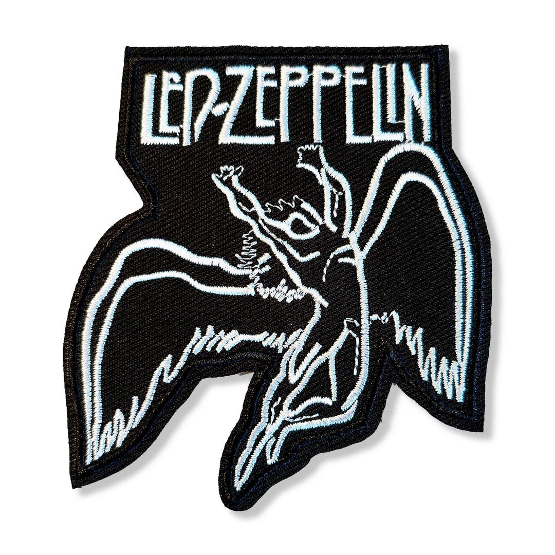 Led Zeppelin Embroidered Iron-on Patch - Etsy