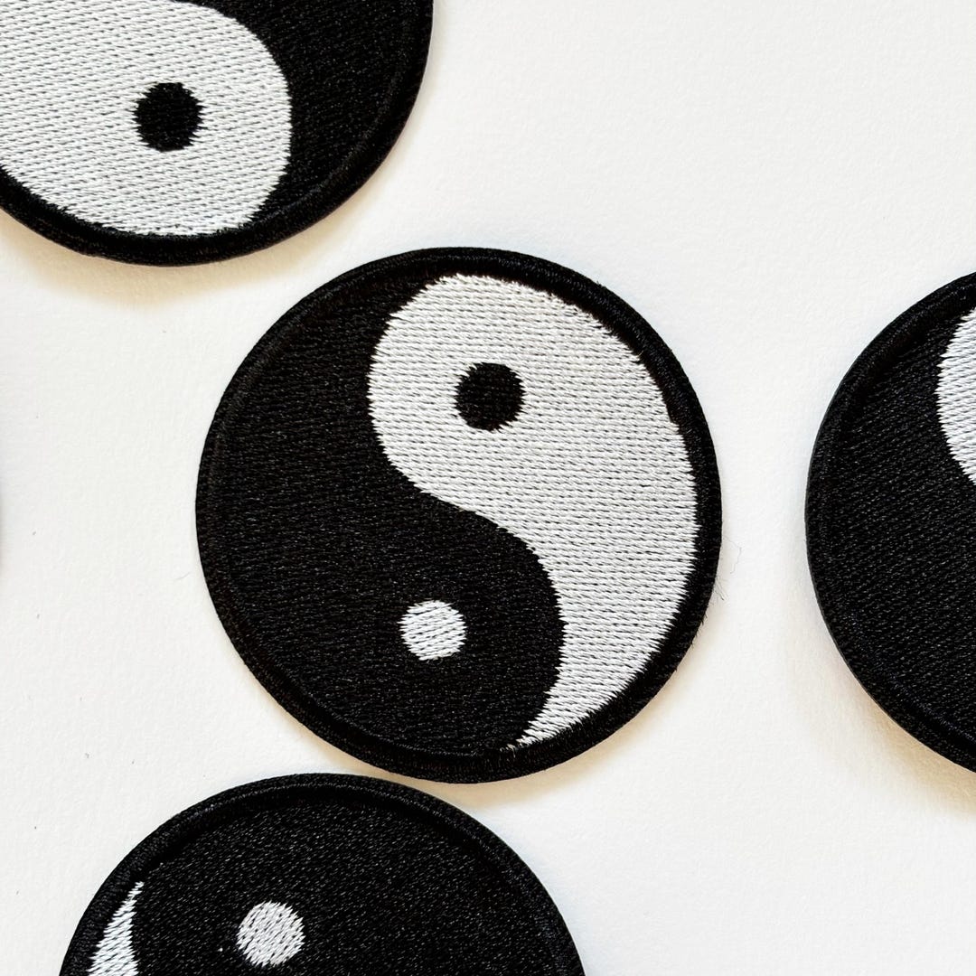 Tai Chi Yin Yang Symbol Embroidered Sew on Iron on Patch - Etsy
