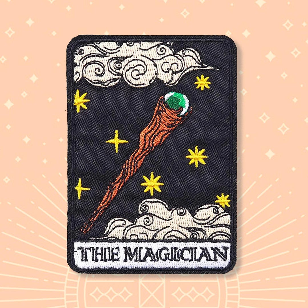 Tarot Card the Magician Embroidery Patch Iron on Sew on 2.5x3.5 - Etsy