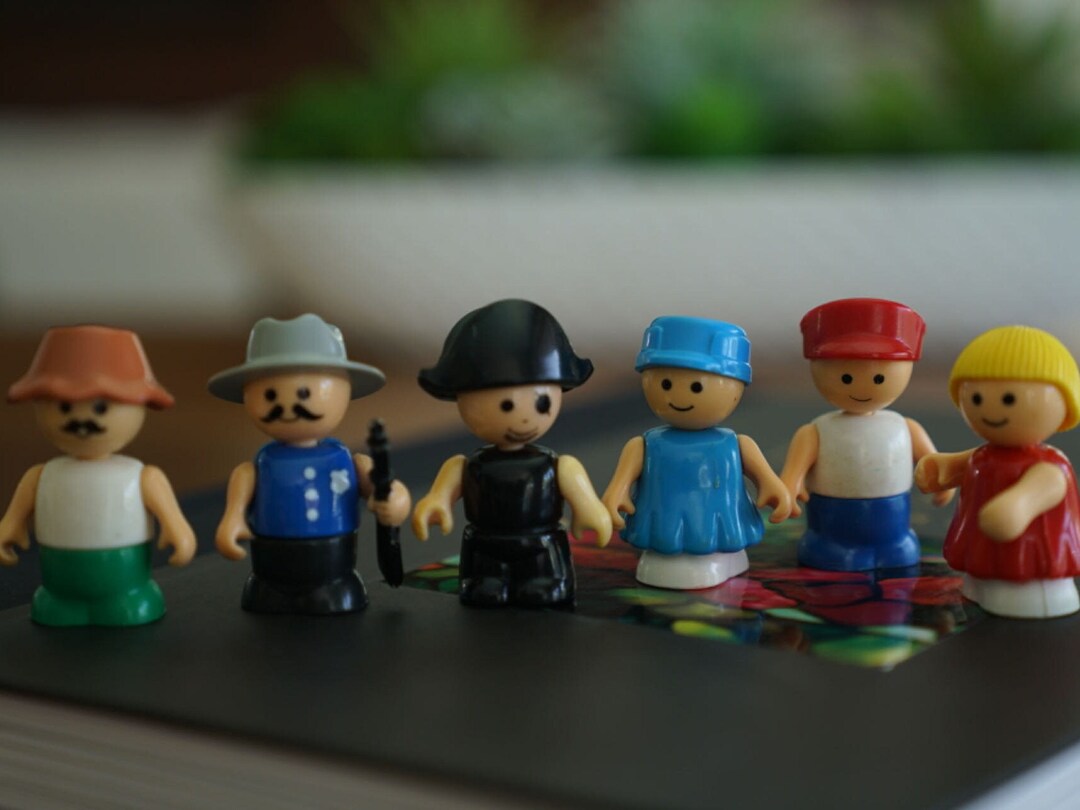 Set of 6 Vintage Playskool Lil Playmates, Playskool Lil Playmates ...