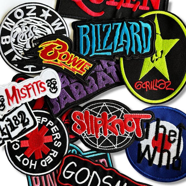 Rock Band Patches - Etsy